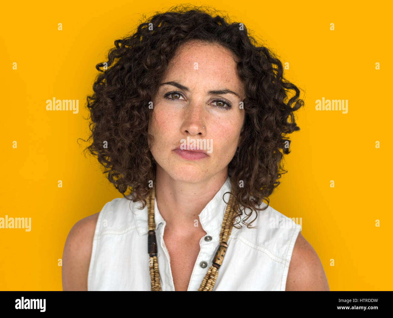 Studio People Shoot Portrait Isolated Stock Photo - Alamy