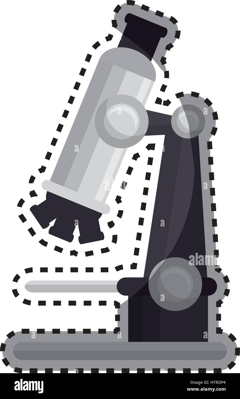 microscope medical emblem icon Stock Vector Image & Art - Alamy