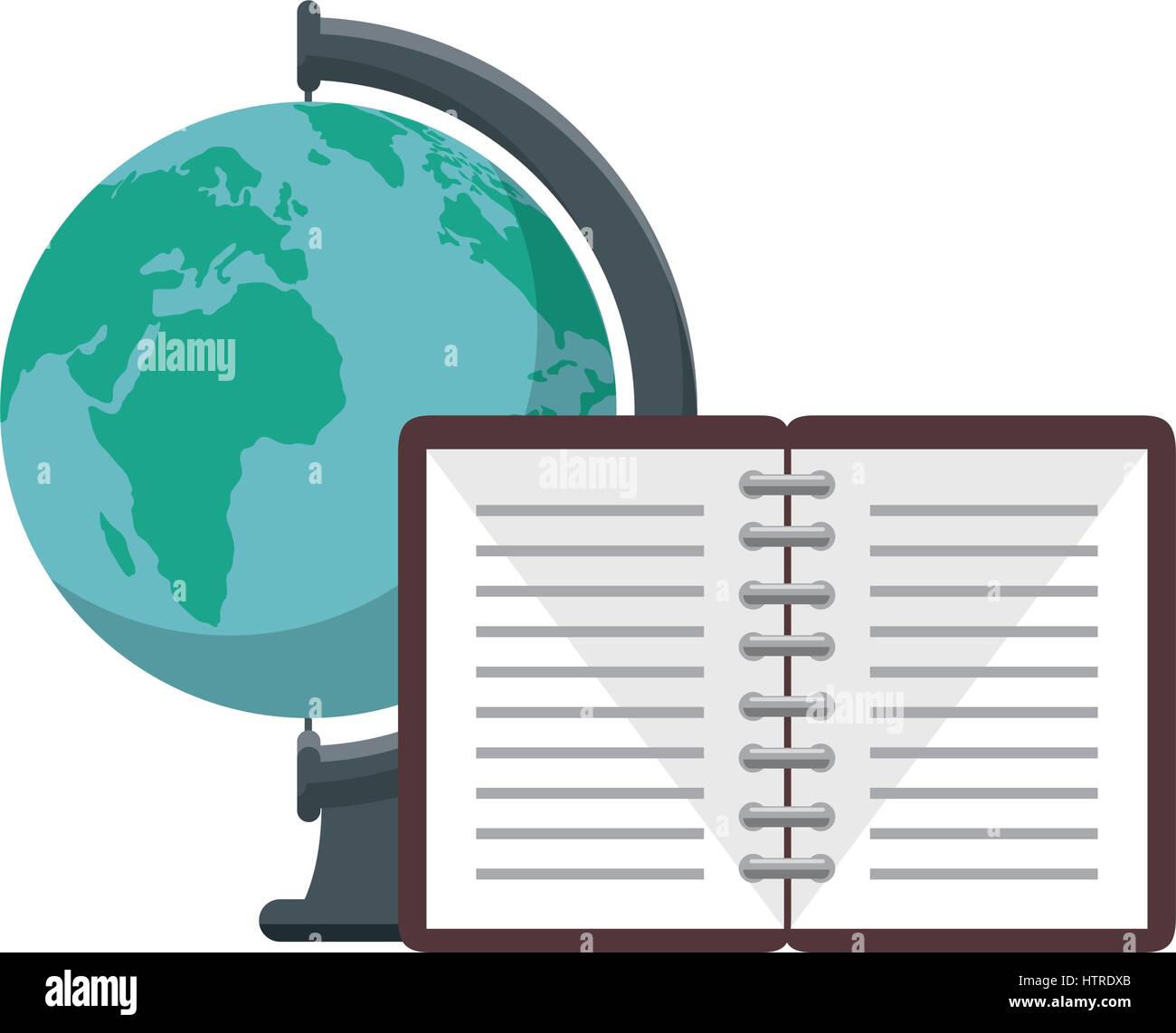 World planet notebook school hi-res stock photography and images - Alamy