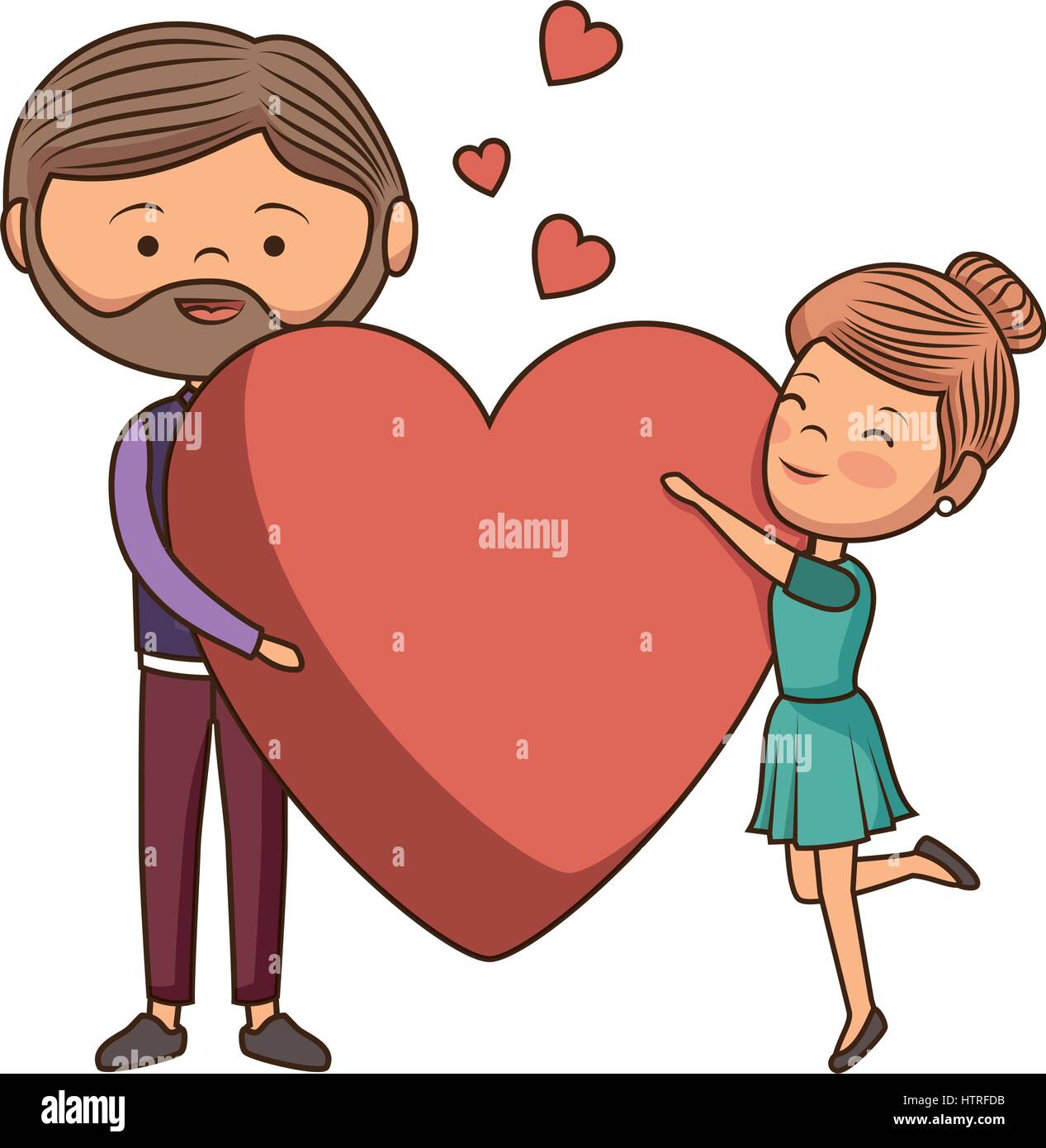 couple lovers characters icon Stock Vector Image & Art - Alamy