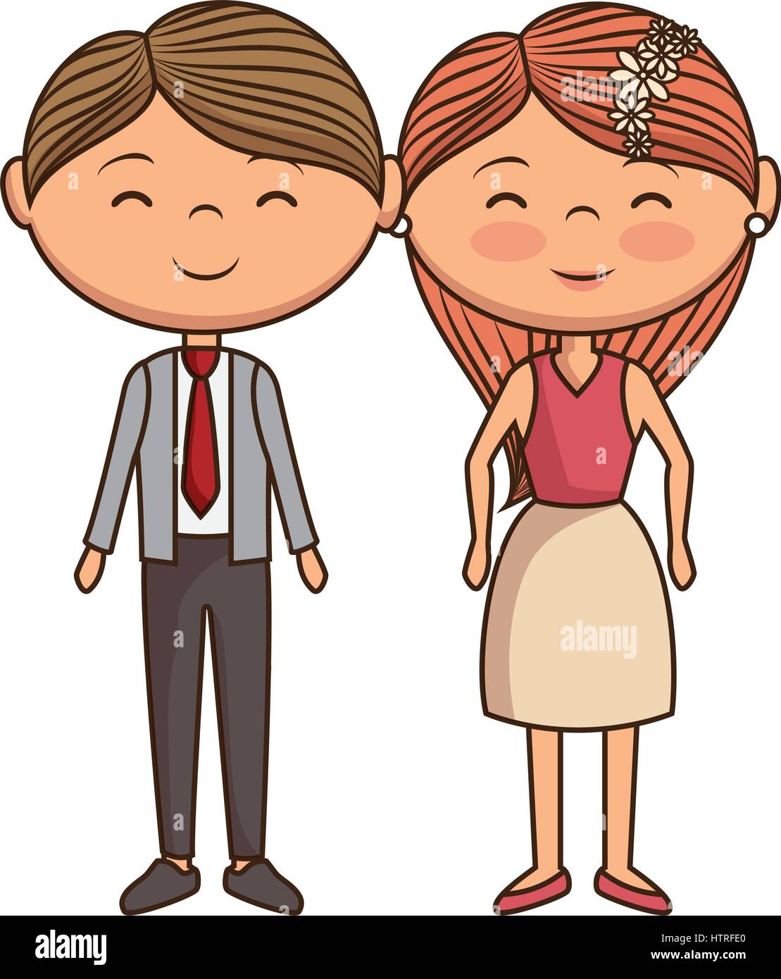 couple lovers characters icon Stock Vector Image & Art - Alamy