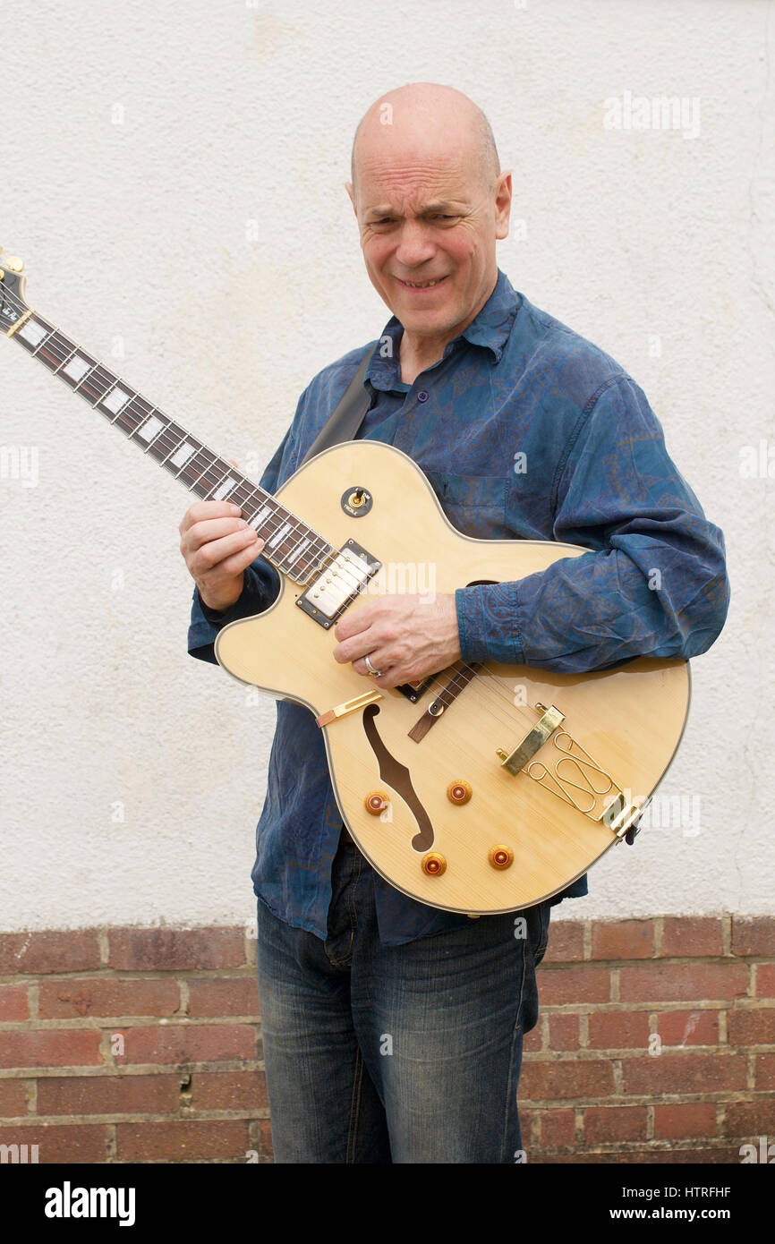 Rob Koral jazz and blues guitarist Stock Photo - Alamy