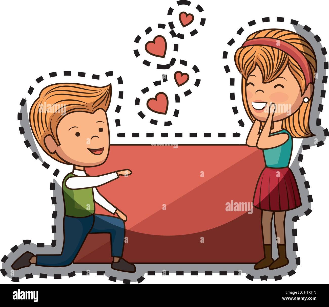 couple lovers characters icon Stock Vector Image & Art - Alamy