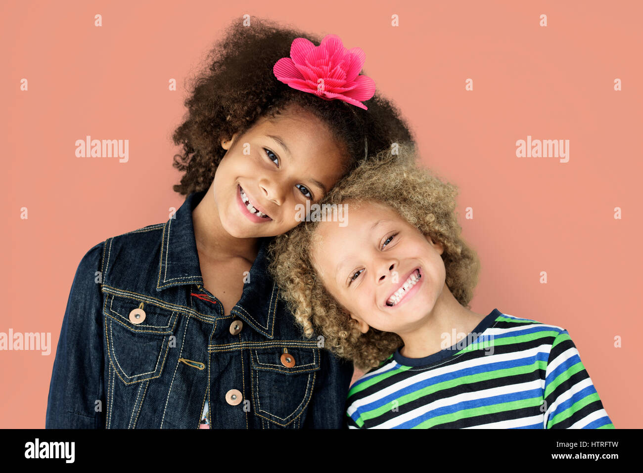 Diverse Kids Having Fun Portrait Stock Photo - Alamy