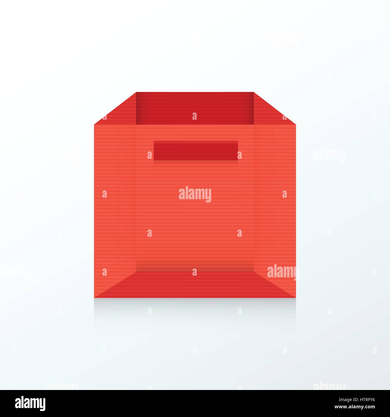 box icon paper design red color Stock Vector Image & Art - Alamy