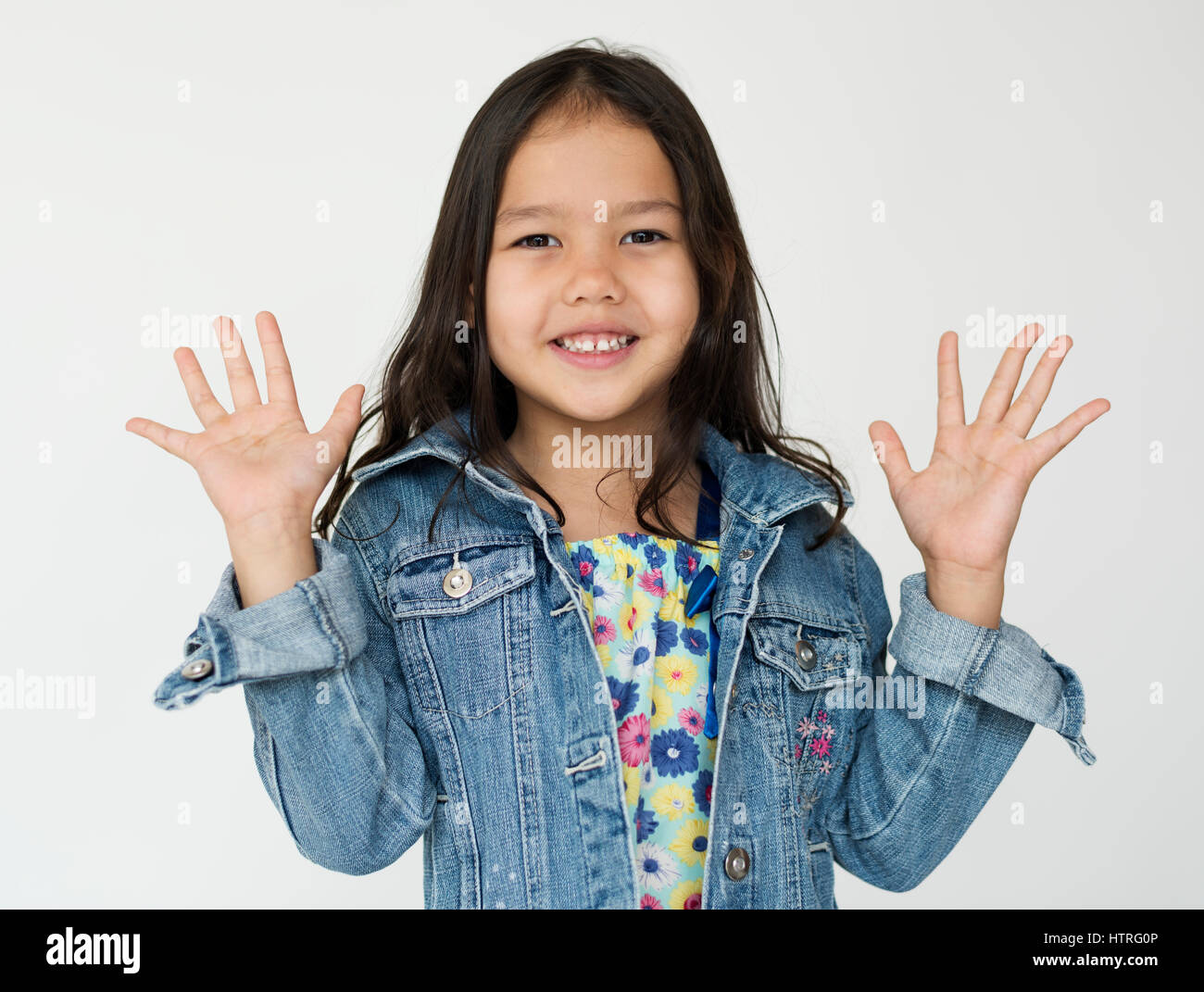 Studio People Kid Model Shoot Race Stock Photo - Alamy