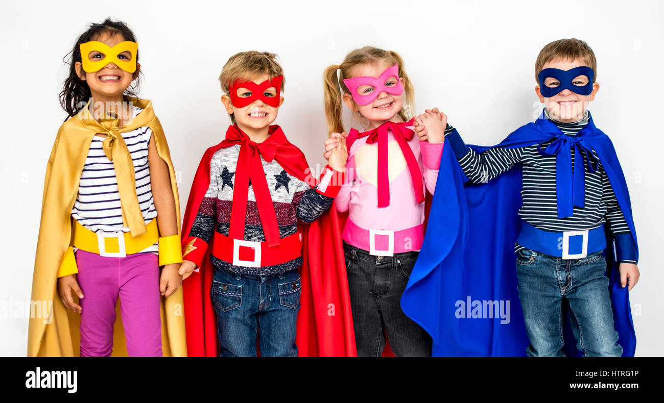 Studio People Kid Model Shoot Race Stock Photo - Alamy