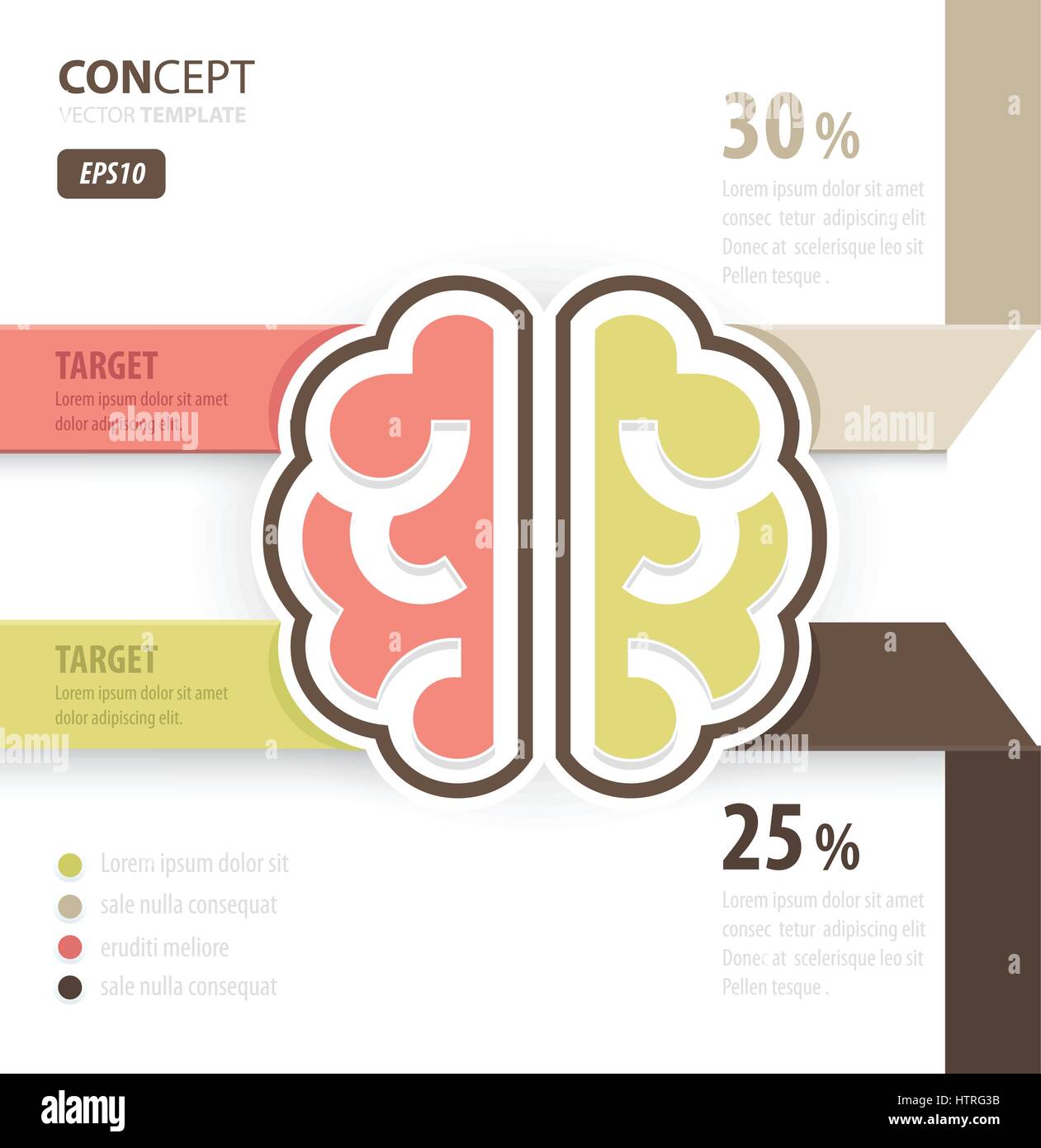 Human brain concept design Stock Vector Image & Art - Alamy