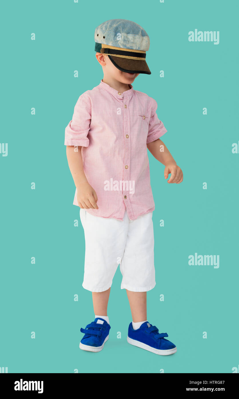 Boy Child Fashion Enjoyment Kid Young Stock Photo - Alamy