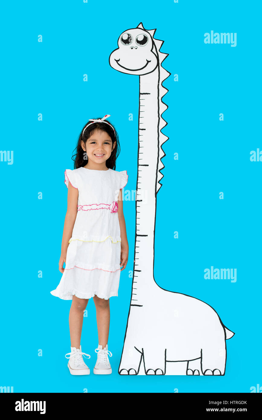 Tall Measure Height Child Growing Scale Stock Photo - Alamy