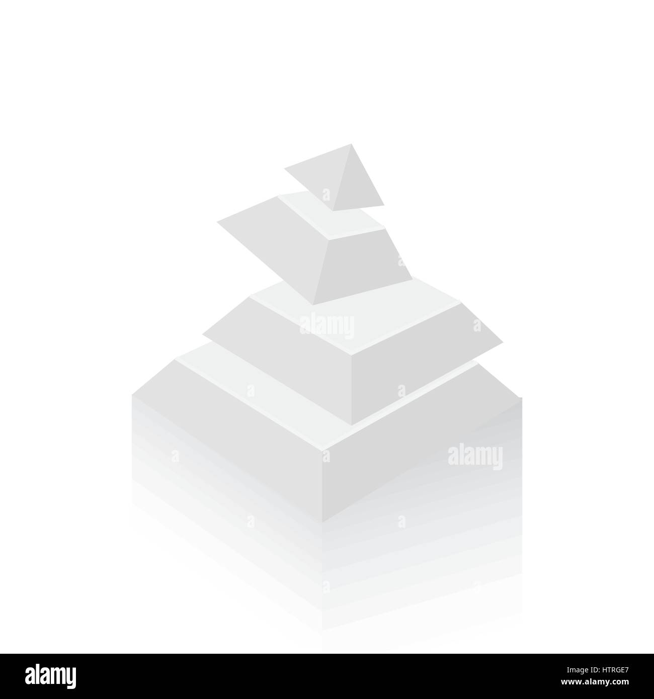 Stair pyramid Cut Out Stock Images & Pictures - Alamy