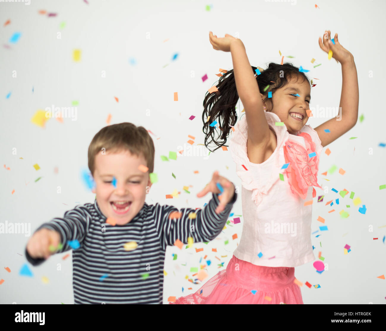 Studio People Kid Model Shoot Race Stock Photo - Alamy