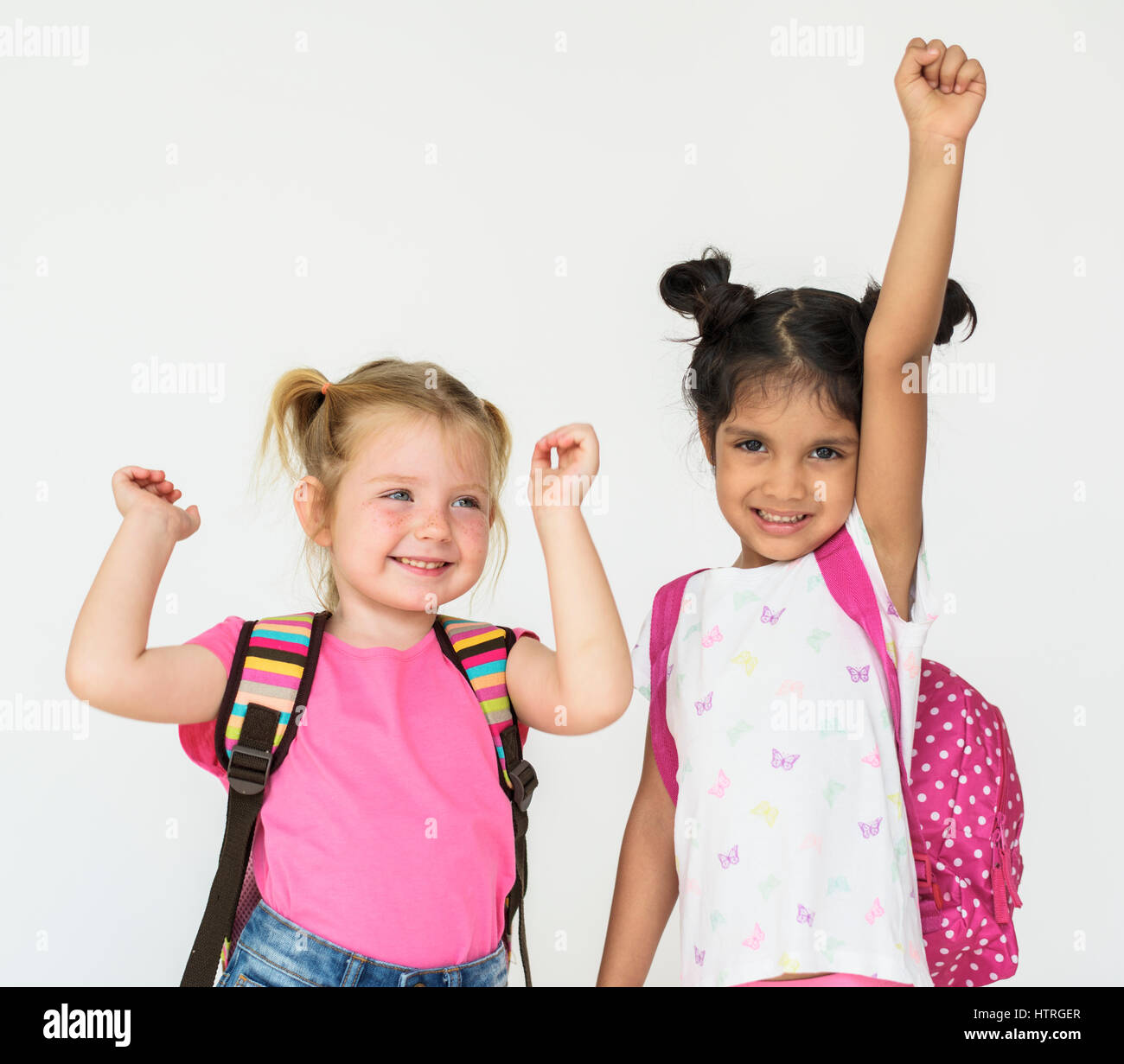 Studio People Kid Model Shoot Race Stock Photo - Alamy