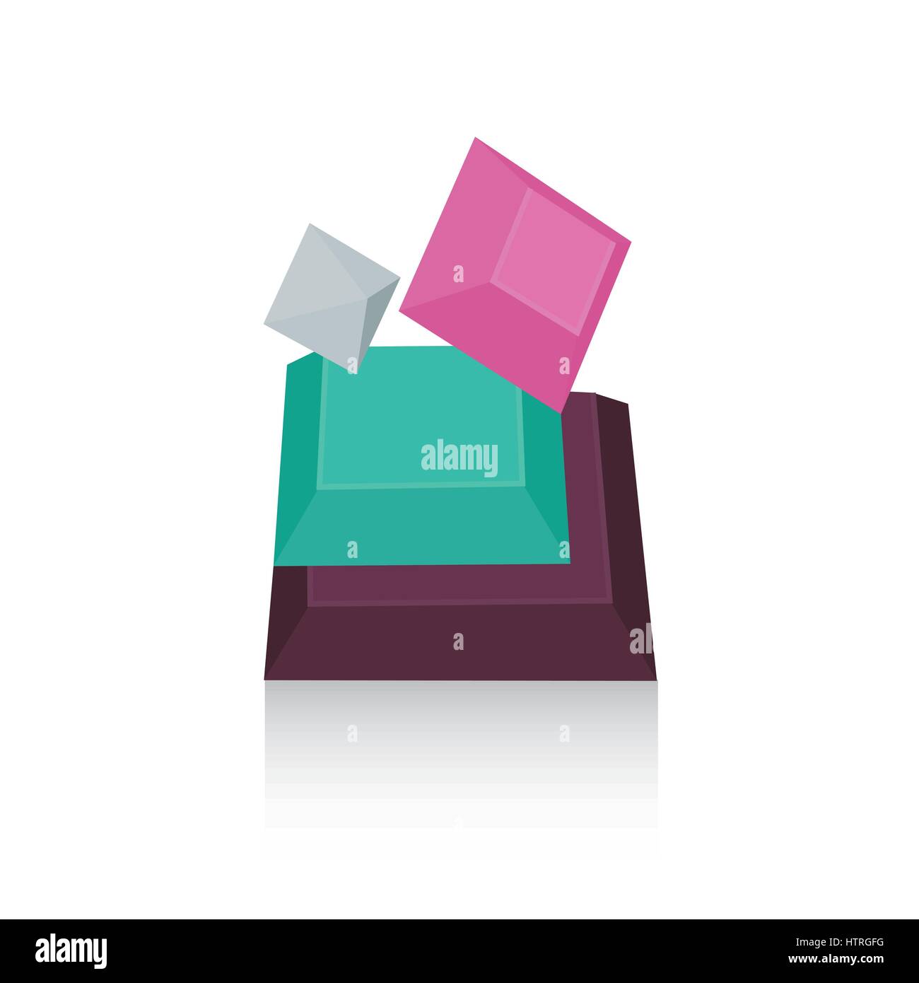 On a light gray table Stock Vector Images - Alamy