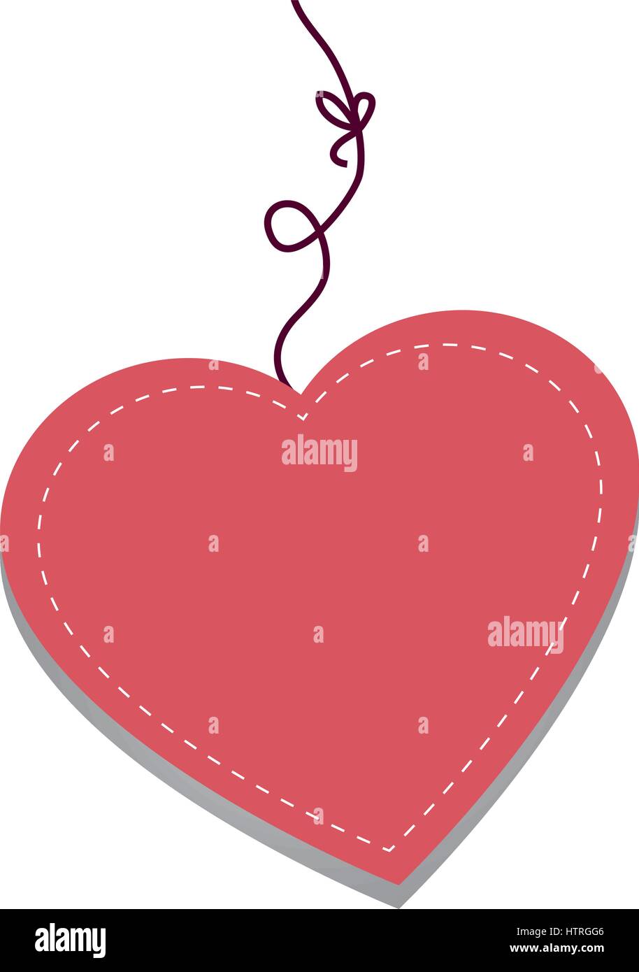 heart love romantic card Stock Vector Image & Art - Alamy