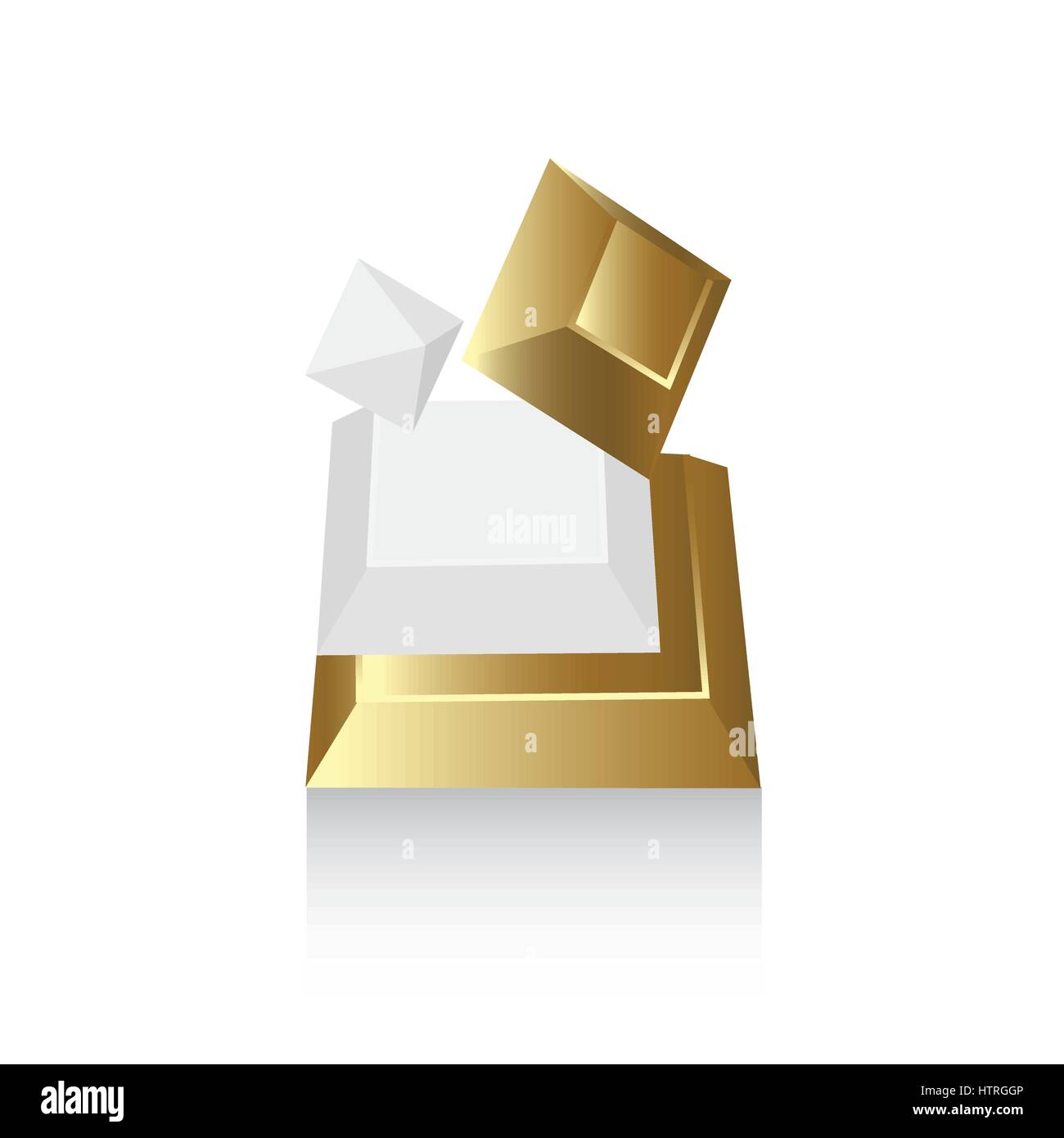 pyramid parts Gold style Stock Vector Image & Art - Alamy