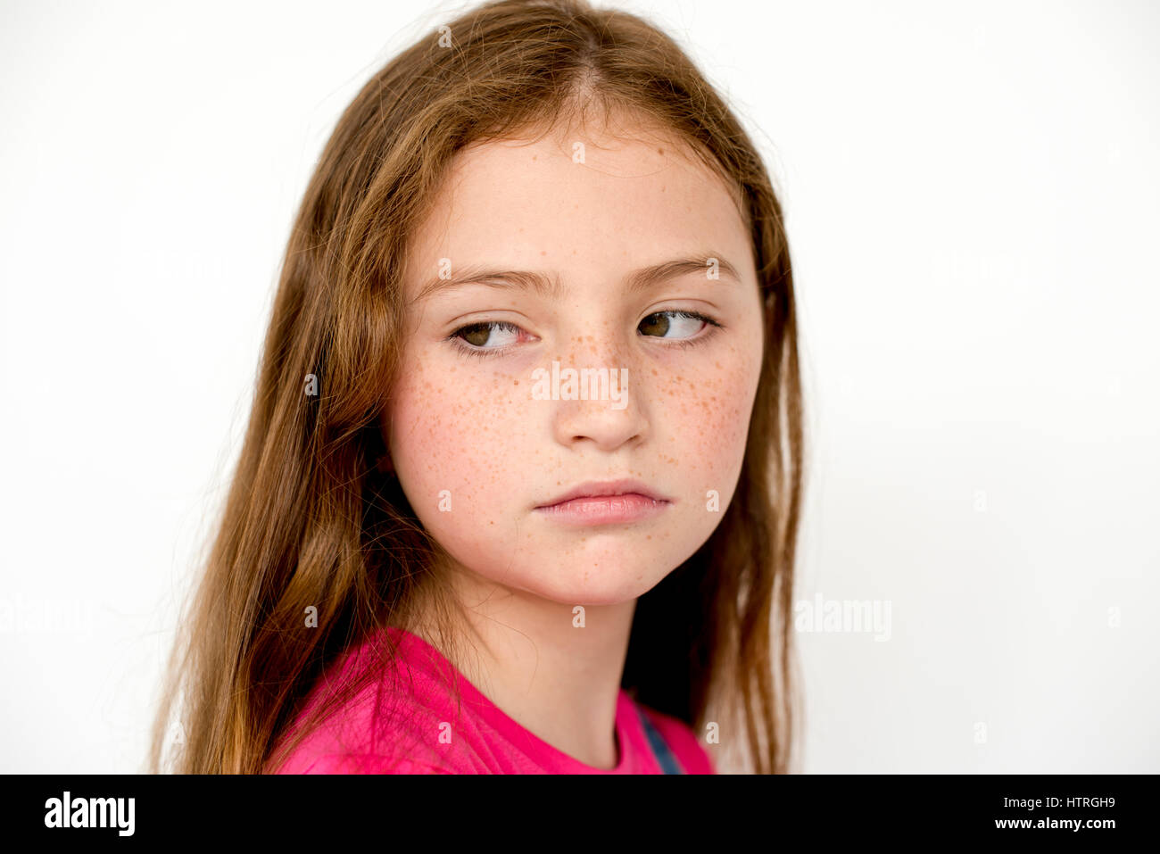 Sad Little Girl Face