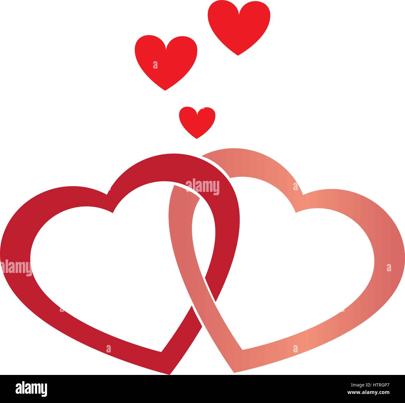heart love romantic card Stock Vector Image & Art - Alamy