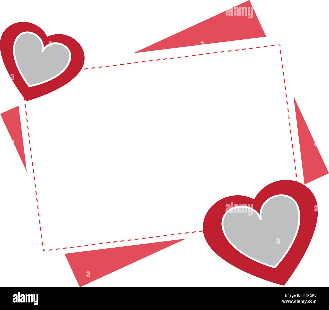 heart love romantic card Stock Vector Image & Art - Alamy