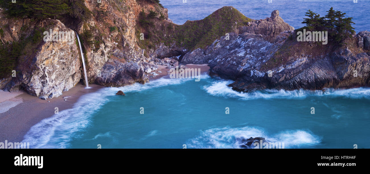 California Coastal Scene Stock Photo - Alamy