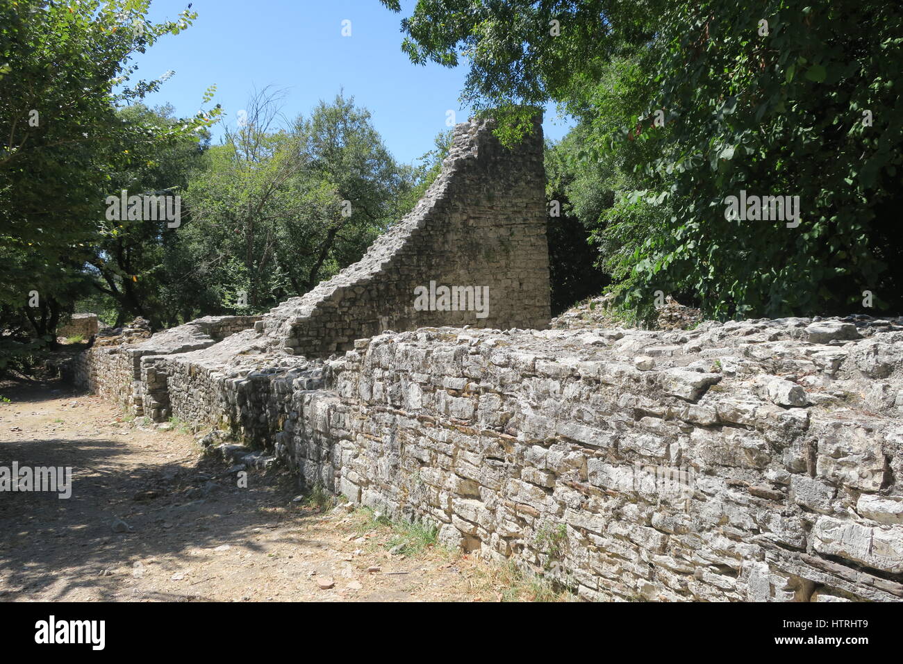 National park Butrint is one of most important archaeological sites in ...