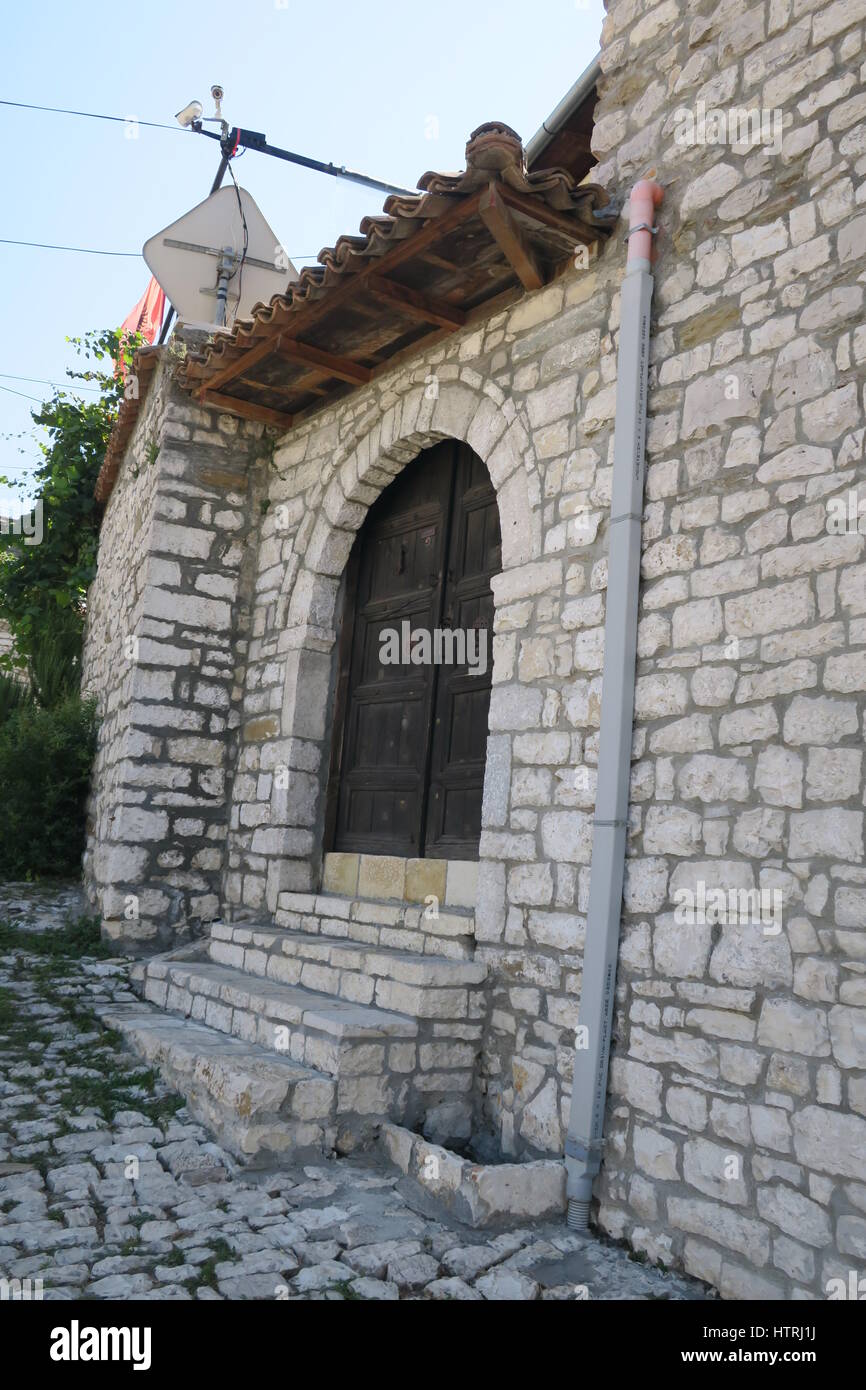 Berat castle is fortress overlooking town of Berat. It contains many ...