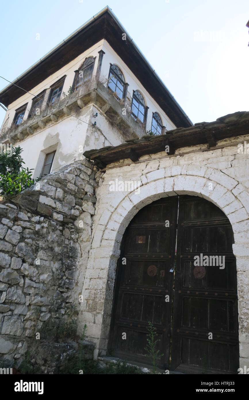 Berat castle is fortress overlooking town of Berat. It contains many ...