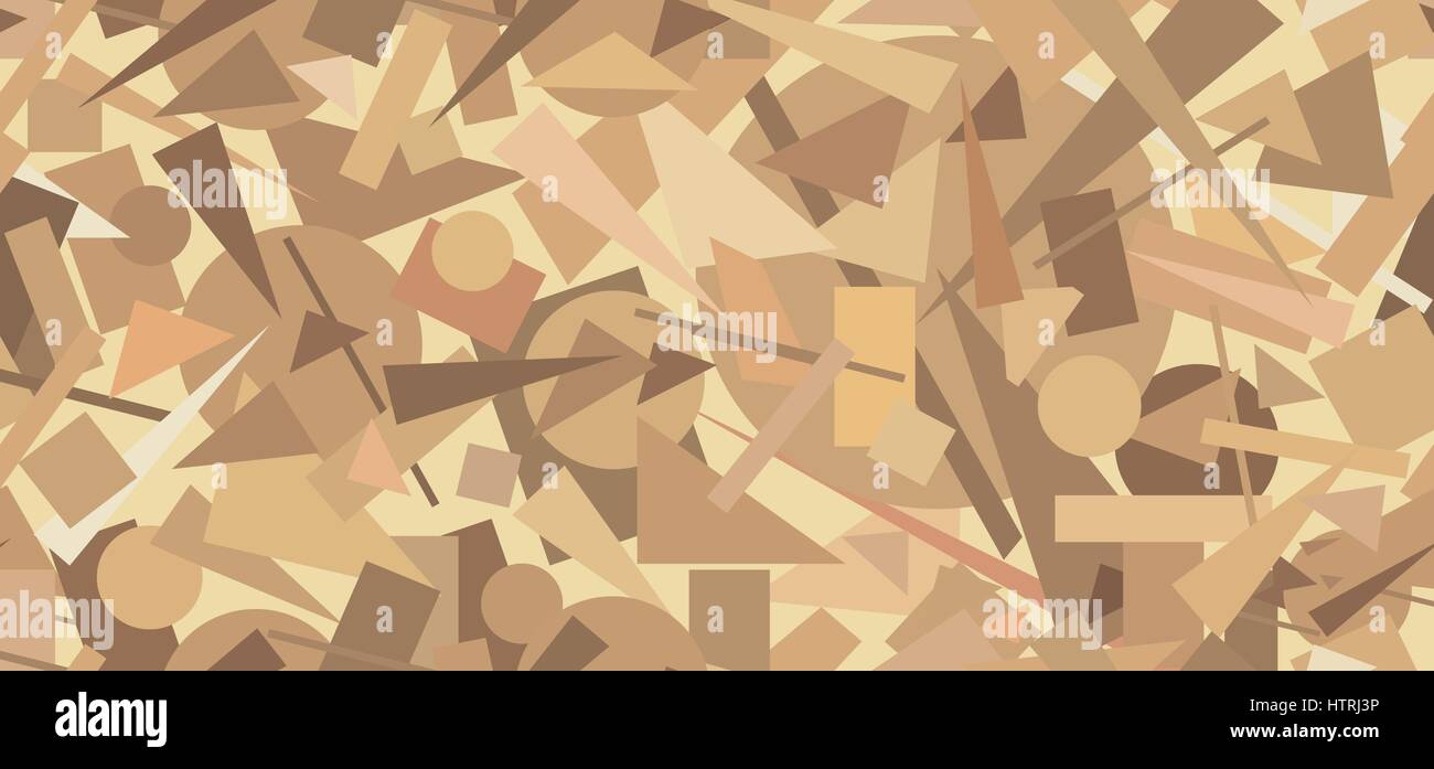 Abstract geometric form pattern. Chaotic flow figure background Stock ...