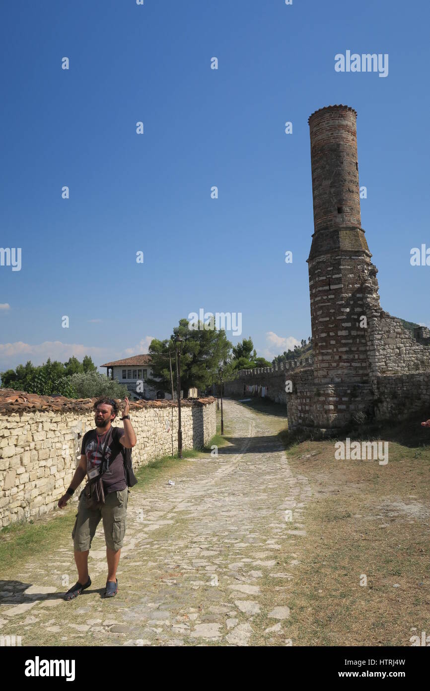 Berat castle is fortress overlooking town of Berat. It contains many ...