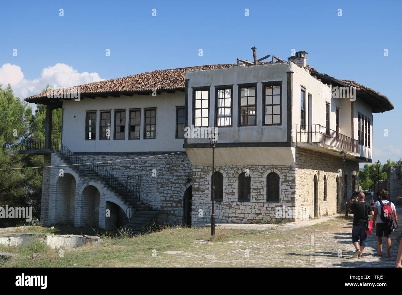 Berat castle is fortress overlooking town of Berat. It contains many ...