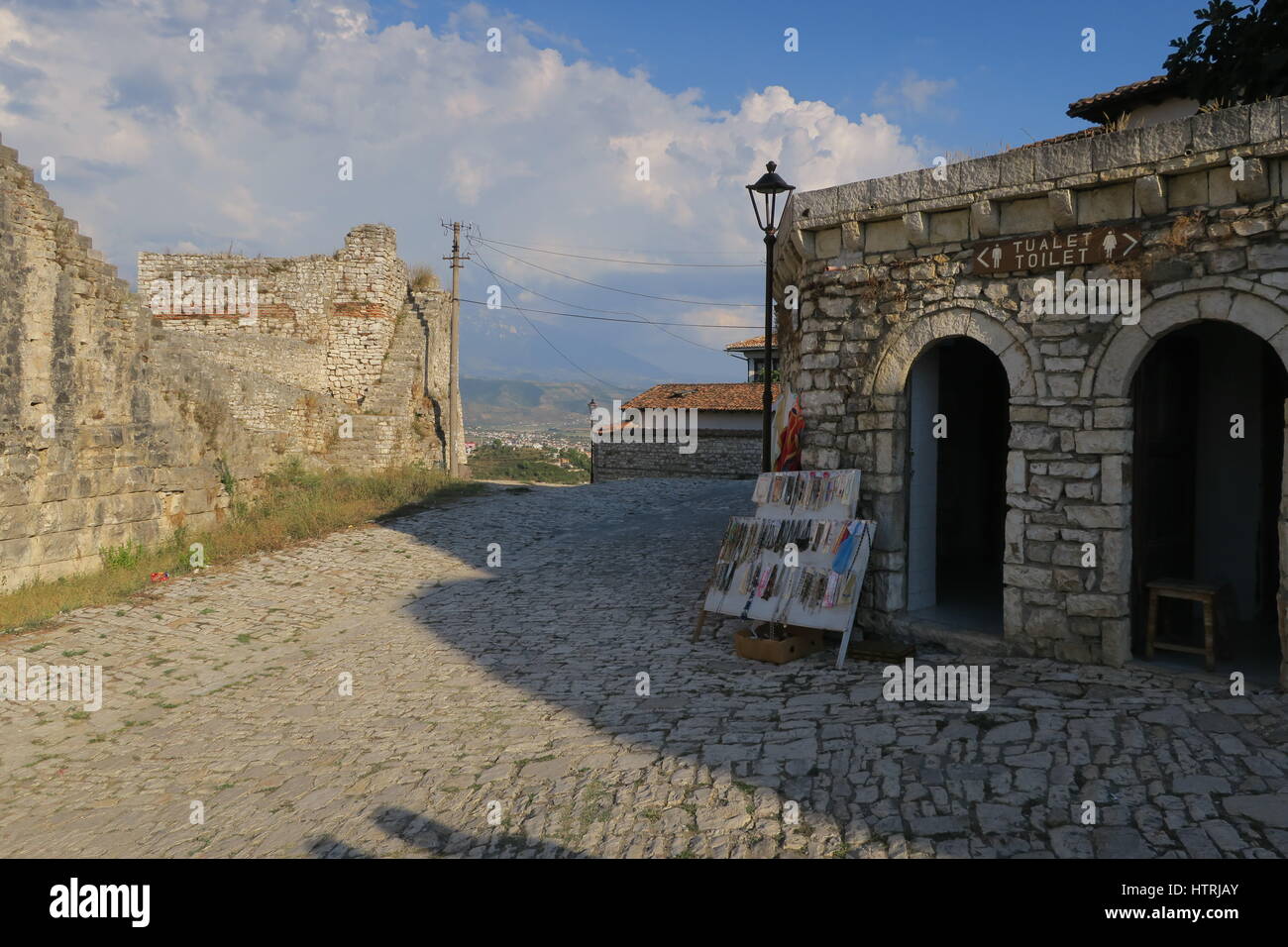Berat castle is fortress overlooking town of Berat. It contains many ...