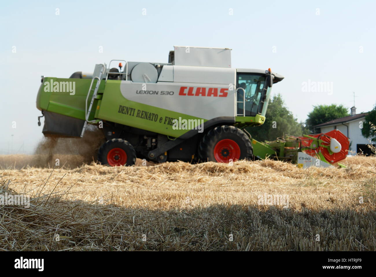 Three combine harvester hi-res stock photography and images - Alamy