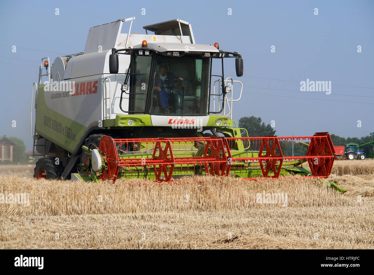 Three combine harvester hi-res stock photography and images - Alamy