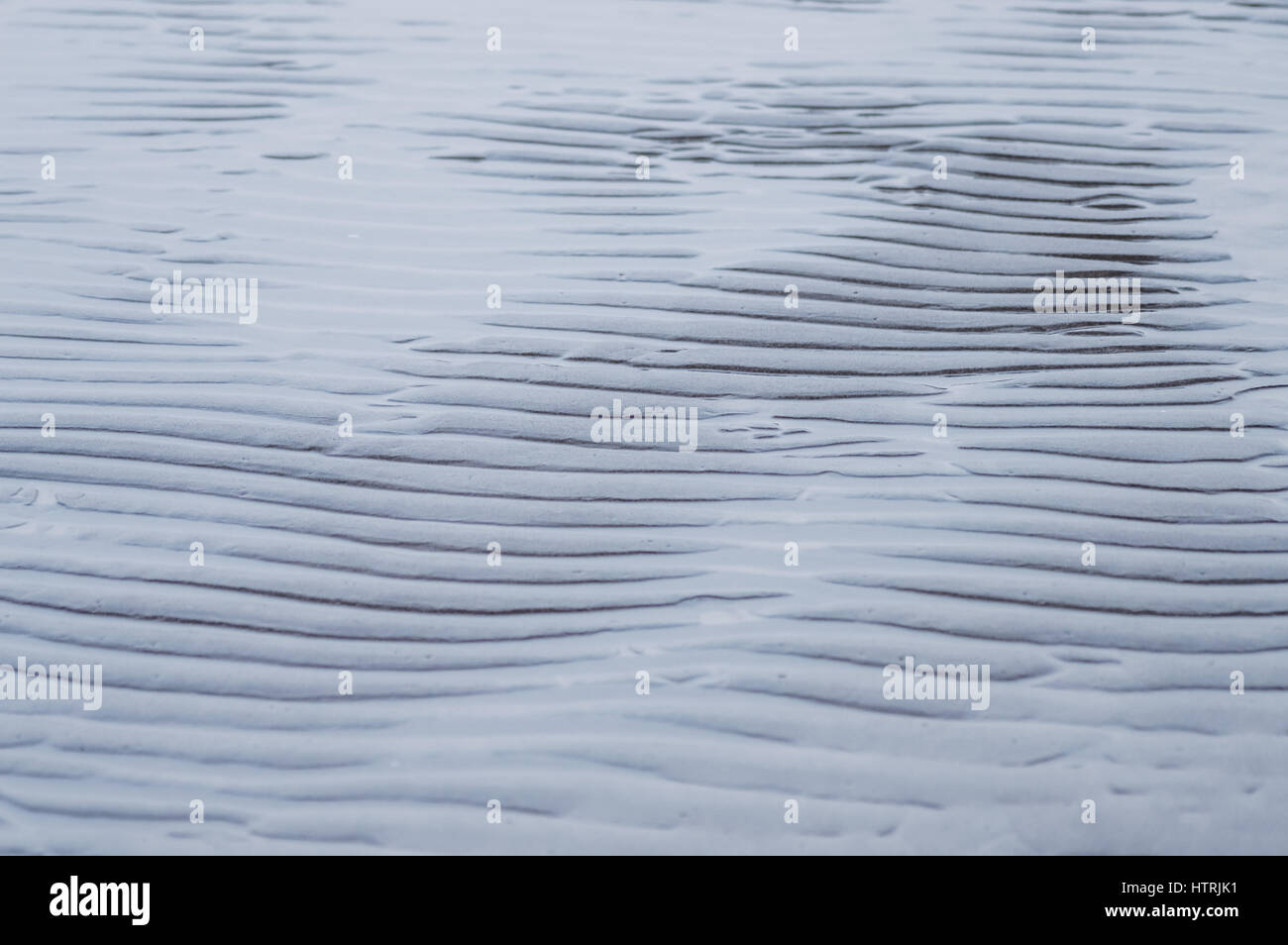 Rippled wet sand and water at the beach texture background, Adriatic ...