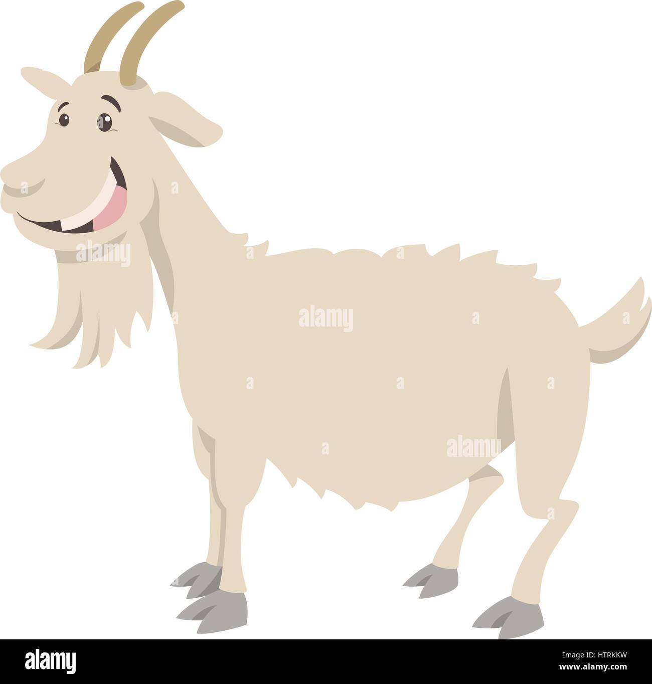 Cute goat illustrations hi-res stock photography and images - Alamy