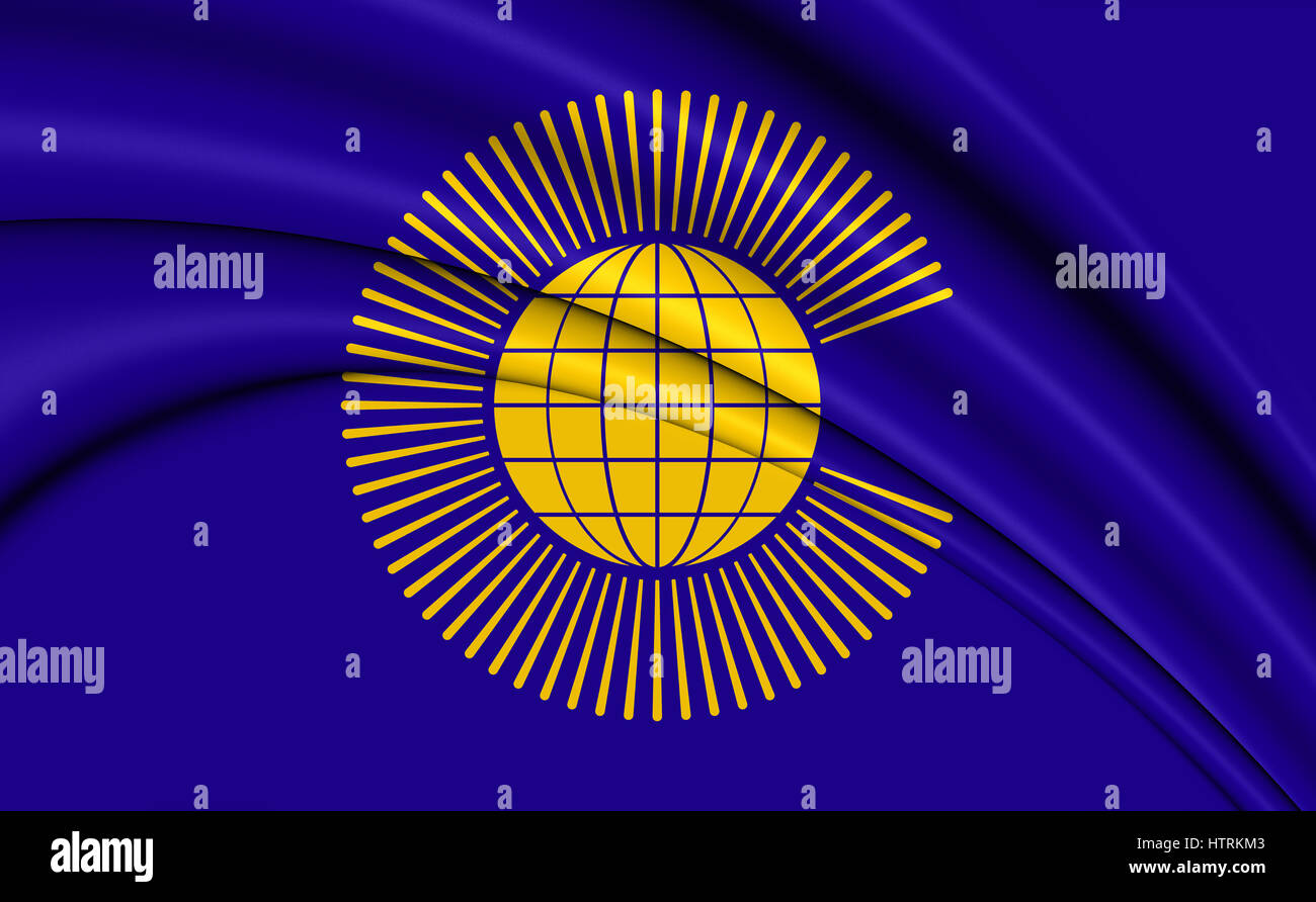 Commonwealth of Nations Flag. 3D Illustration Stock Photo - Alamy