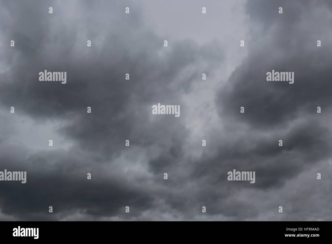Overcast sky of rain clouds forming in the sky in concept of climate ...