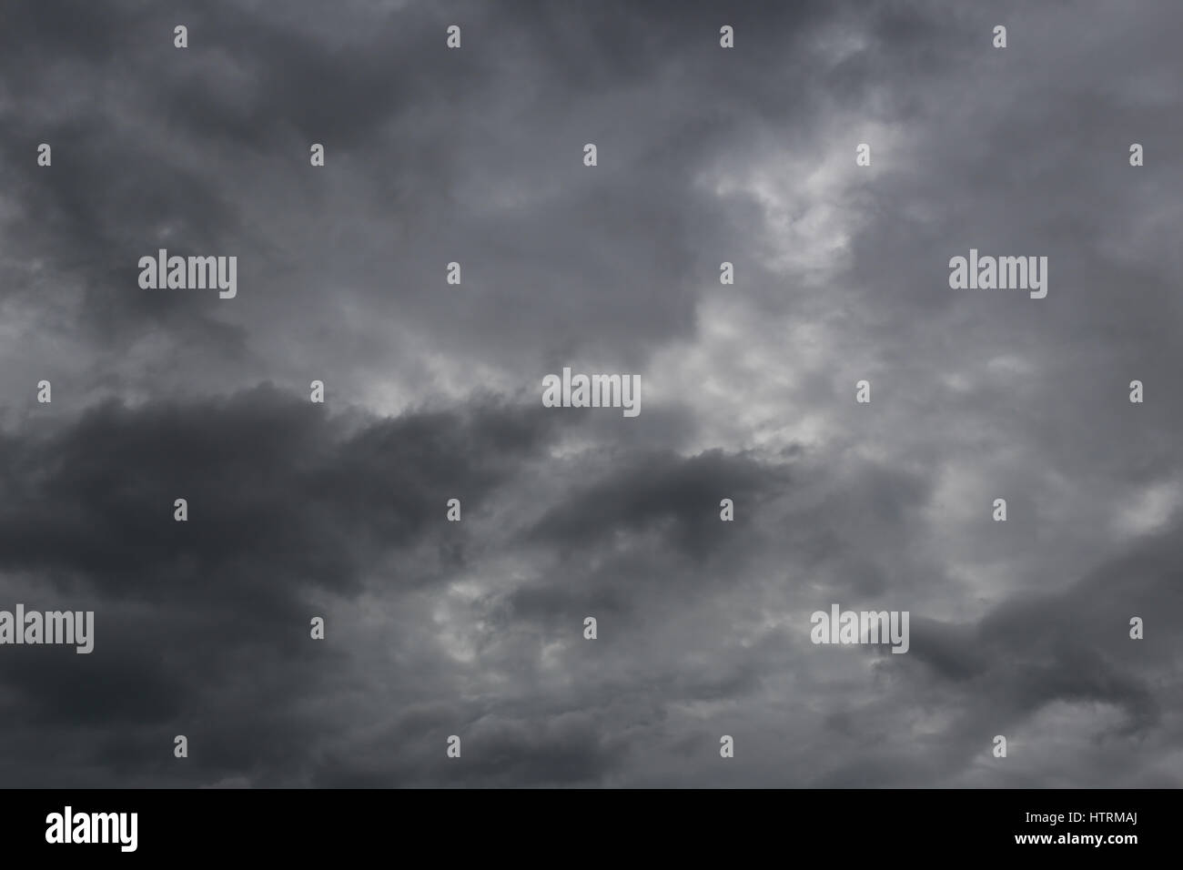 Overcast sky of rain clouds forming in the sky in concept of climate ...