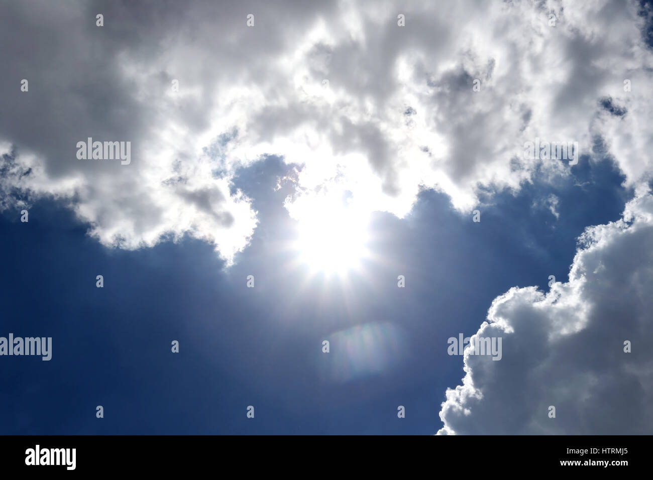 Cloud on blue sky in the daytime of Bright weather for design nature ...