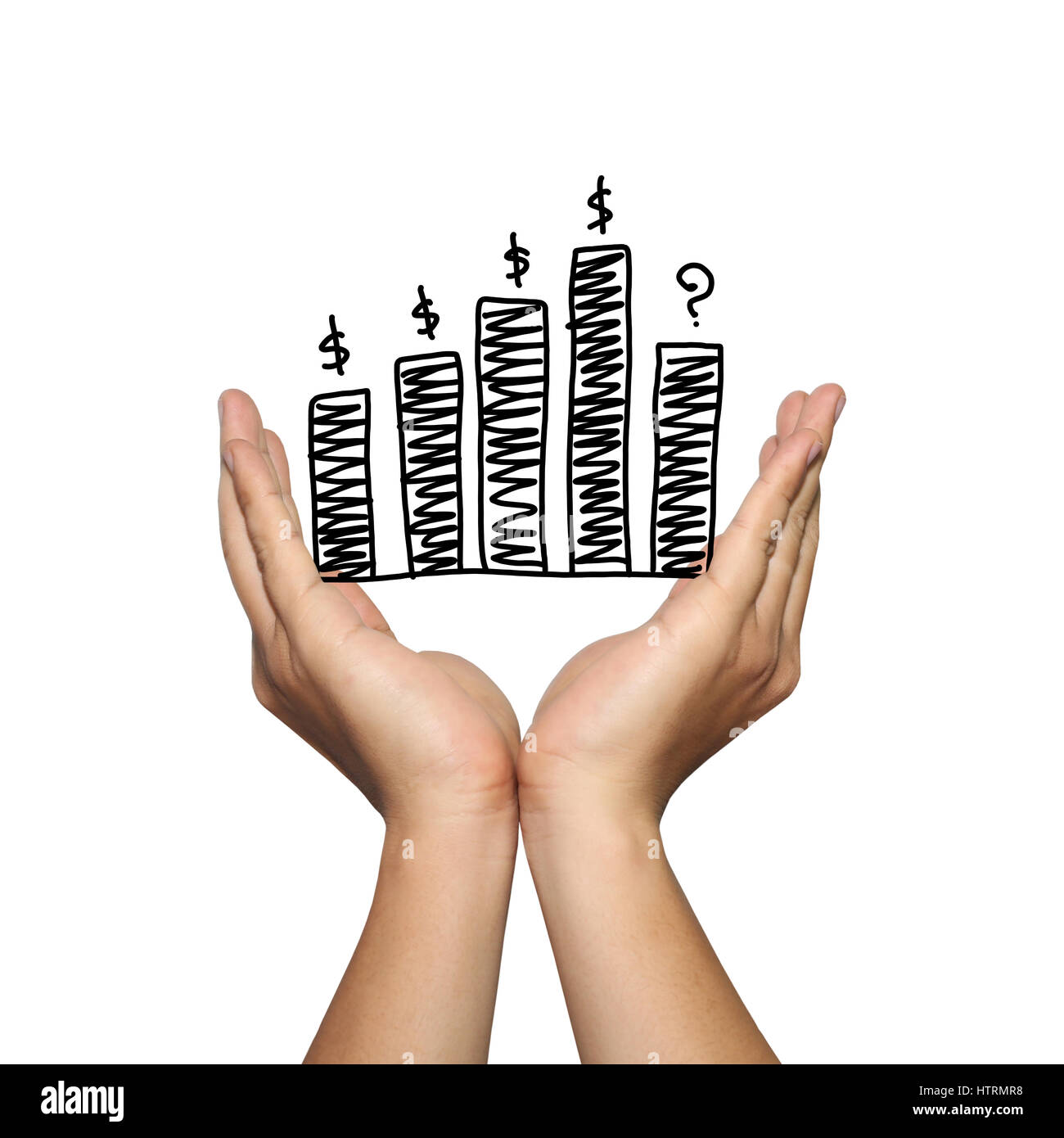 Downward bar chart hi-res stock photography and images - Alamy