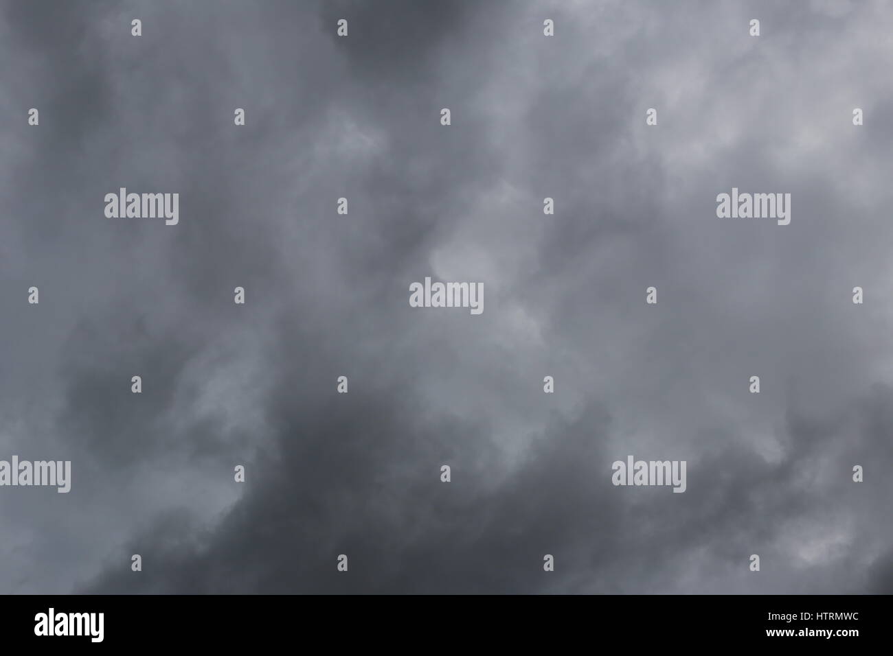 Overcast sky of rain clouds forming in the sky in concept of climate ...