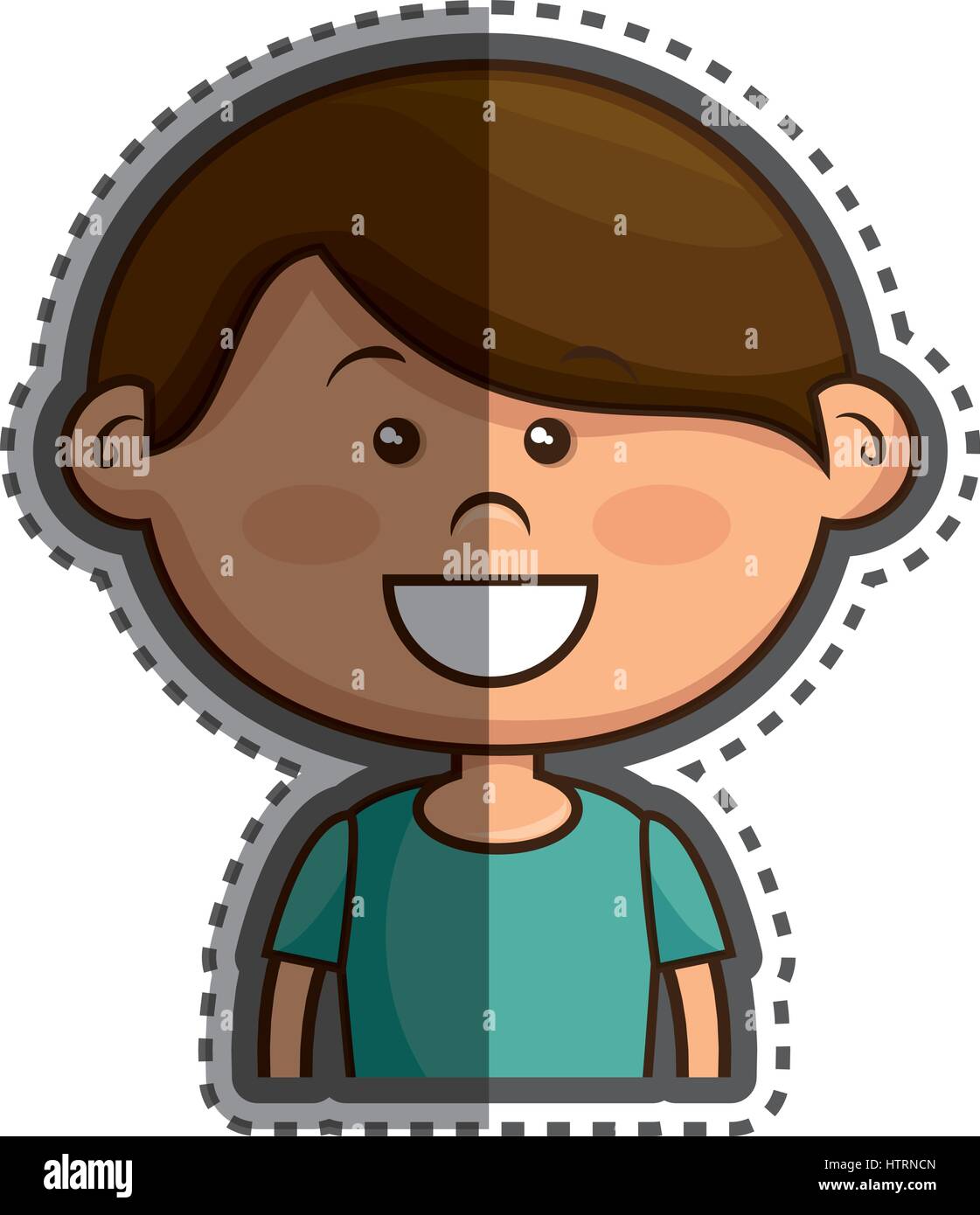 cute little boy character Stock Vector Image & Art - Alamy