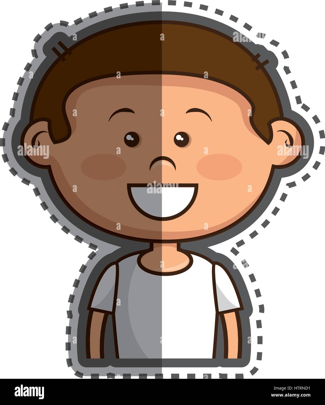 cute little boy character Stock Vector Image & Art - Alamy