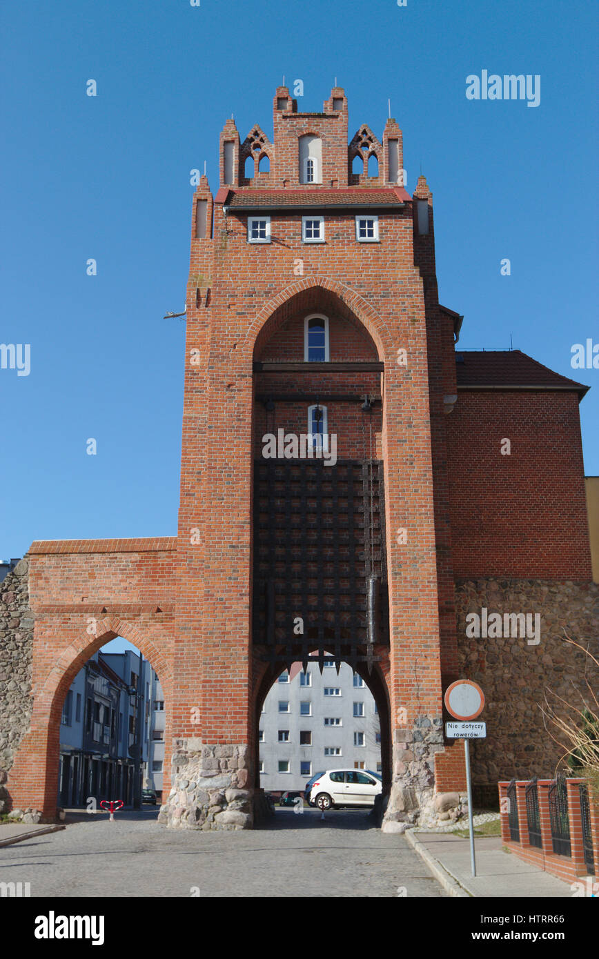 Brama Młyńska (Mill Gate) in Strzelce Krajeńskie Stock Photo - Alamy