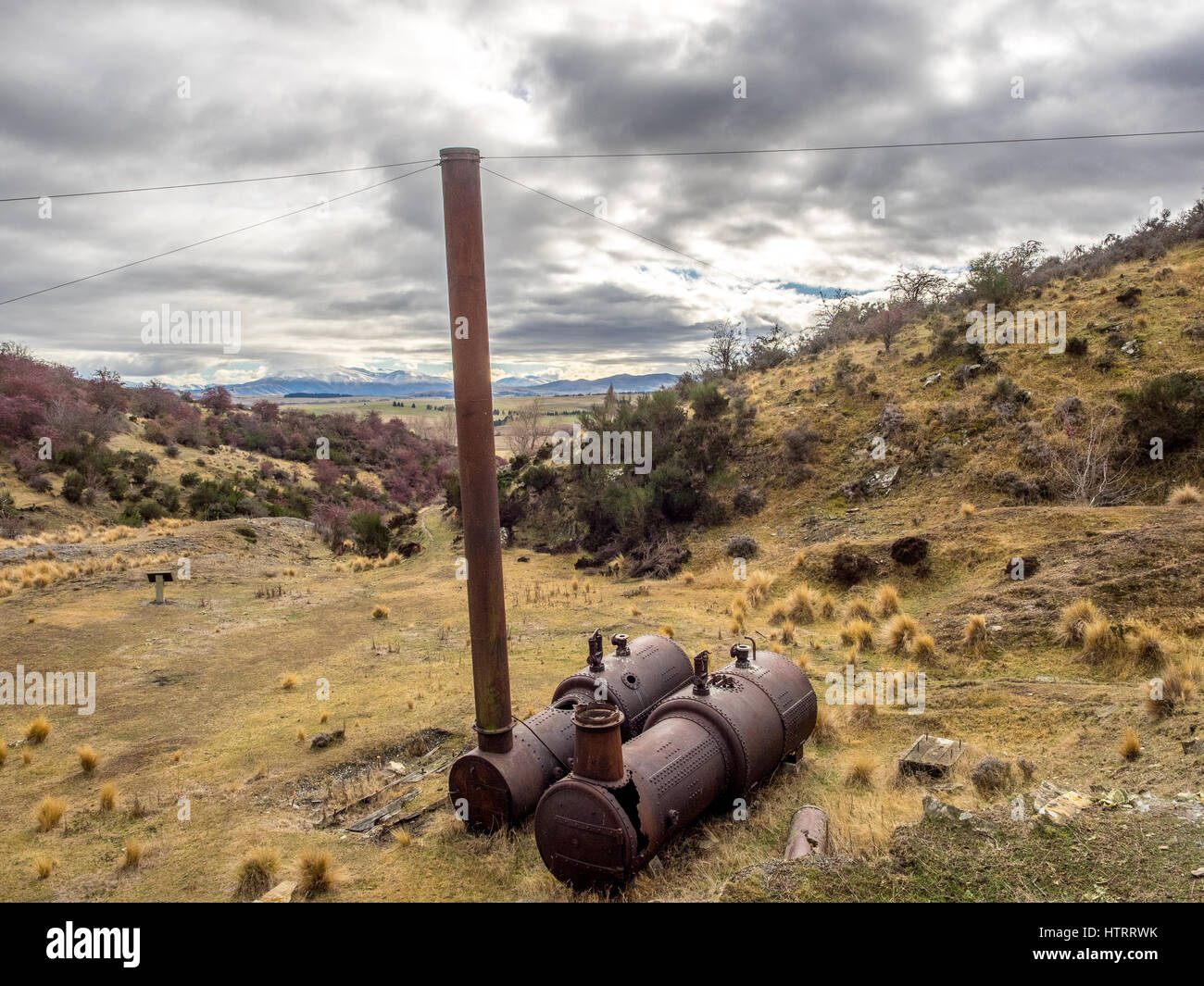 Golden Progress quartz mine, Oturehua, Manitoto, Central Otago, New ...