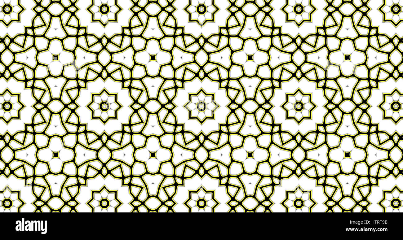 Abstract repeating ornate geometric luxury pattern. Stained-glass ...