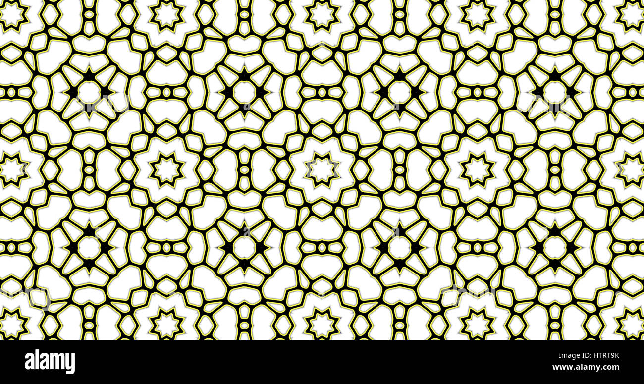 Abstract repeating ornate geometric luxury pattern. Stained-glass ...