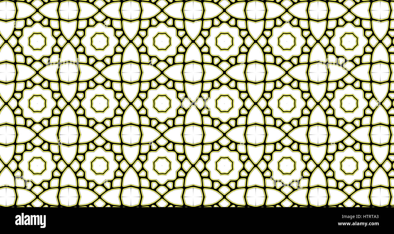 Abstract repeating ornate geometric luxury pattern. Stained-glass ...