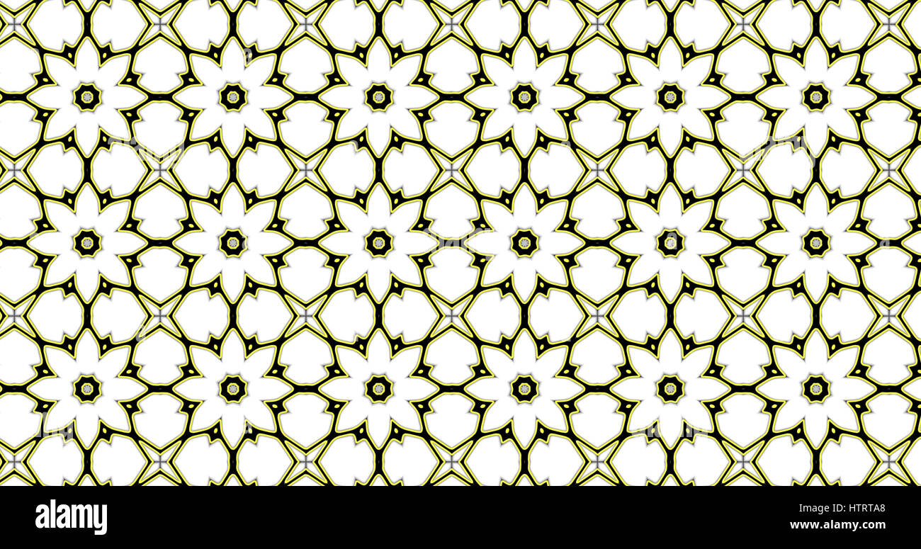 Abstract repeating ornate geometric luxury pattern. Stained-glass ...