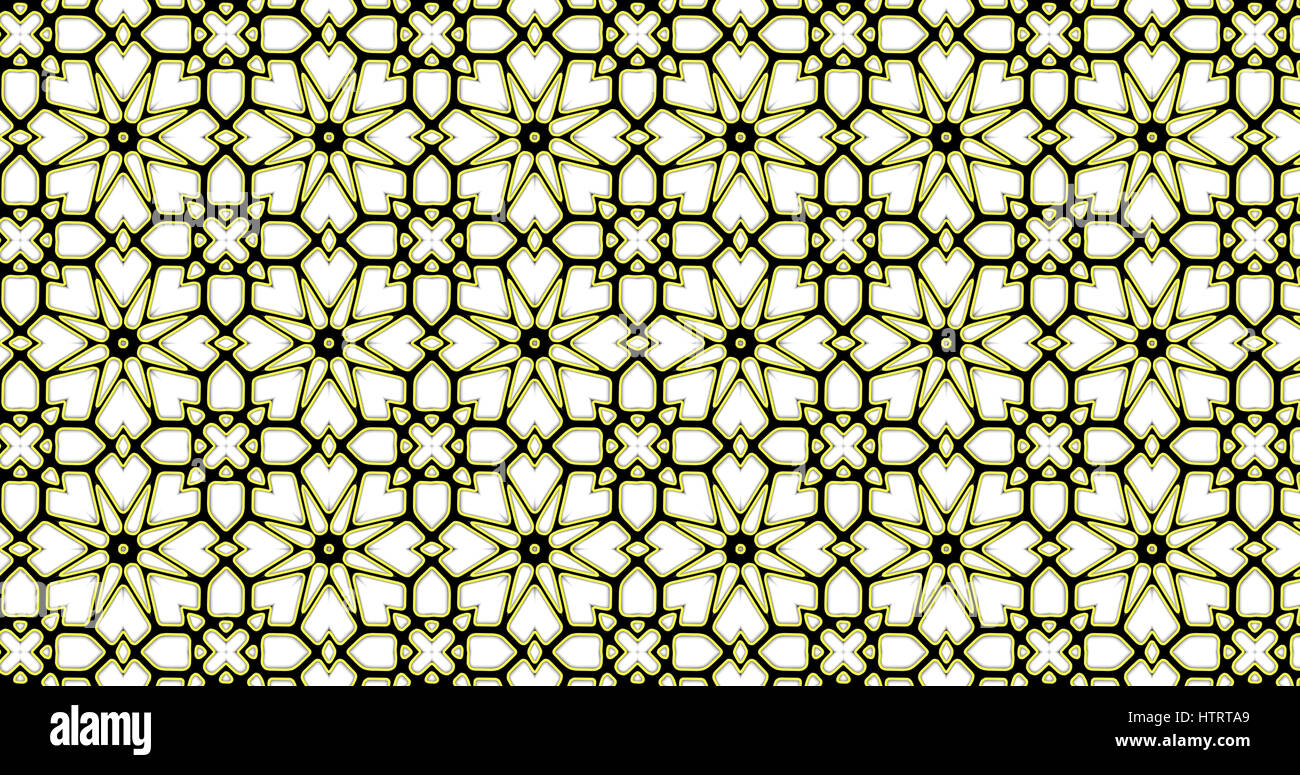 Abstract repeating ornate geometric luxury pattern. Stained-glass ...